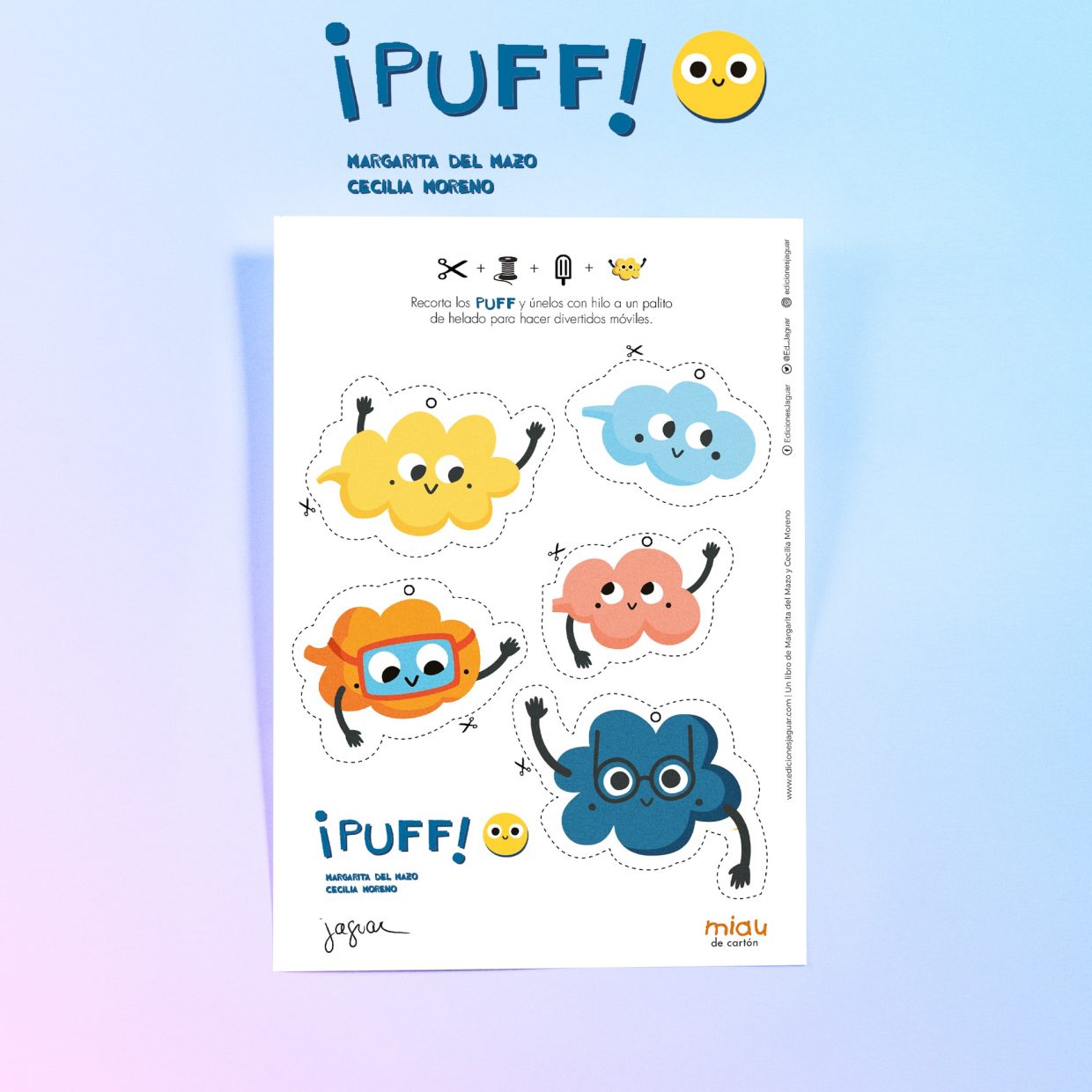 ¡Nuevos recortables de «¡PUFF»! – El blog de Ediciones Jaguar